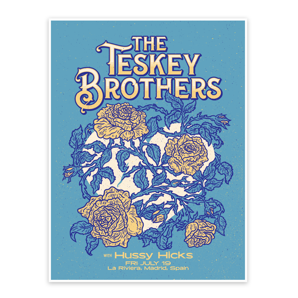 La Riviera, Madrid Poster (Limited Edition) – The Teskey Brothers